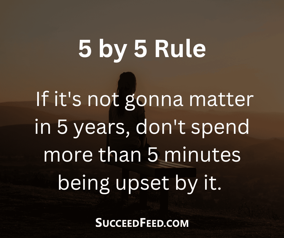 The 5 By 5 Rule To Reduce Stress Anxiety And Worry Succeed Feed