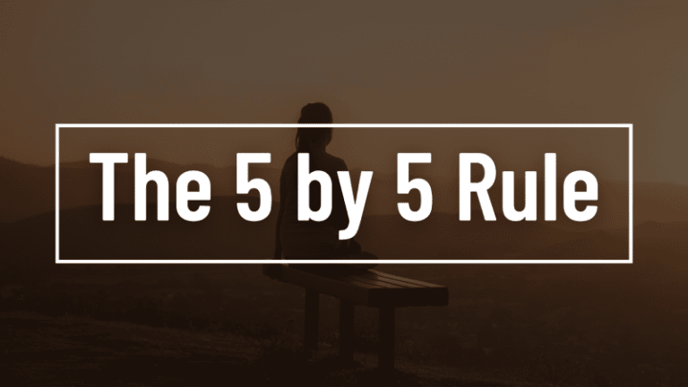 The 5 By 5 Rule To Reduce Stress, Anxiety And Worry - Succeed Feed